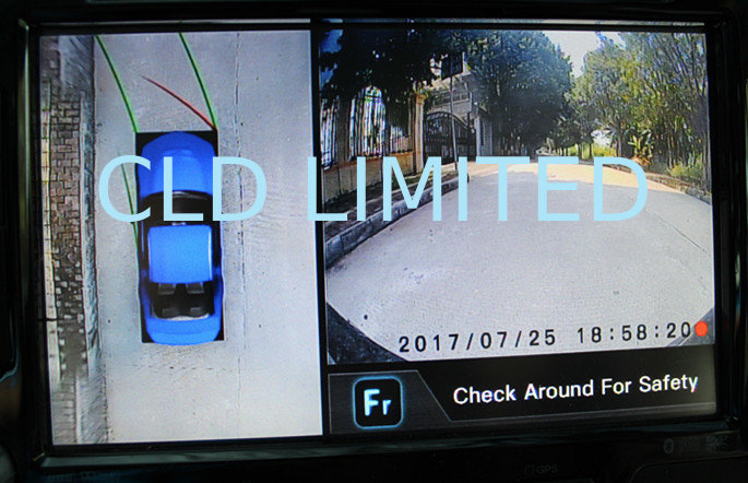 HD 3D 360 Around View Monitoring, Multi-Mode View Angle for Cameras, Eliminating Blind Spots