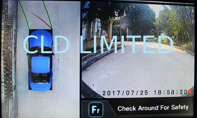 Universal 3D Full HD 360 AVM Car Camera System , High Definition , 1080P , 4 way DVR