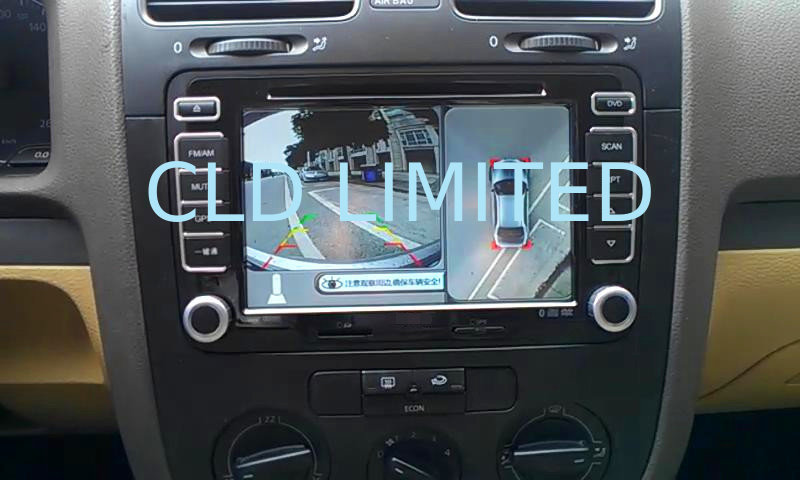 360 Degree Seamless  Bird View Car Backup Camera Systems , AVM Parking Guidance System For KIA SporTage