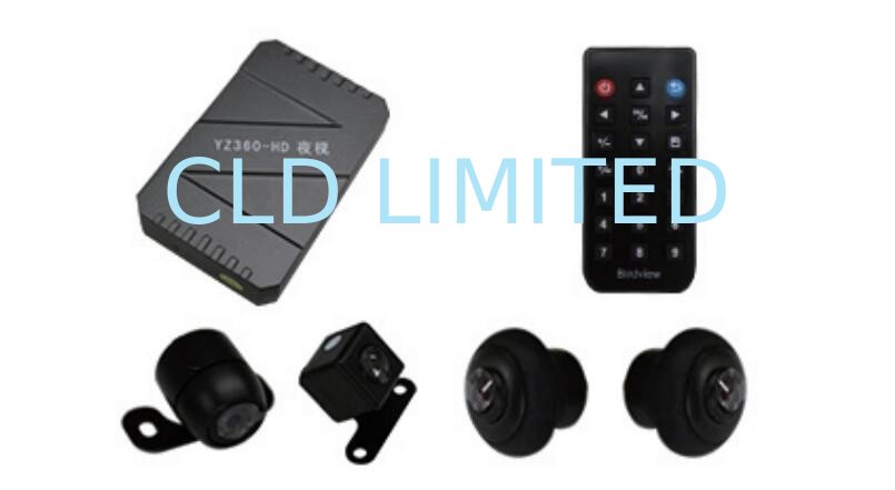 360 Car Reverse Camera System with Anti- Collision, Seamless Splicing Images, Safety Driving Assistant