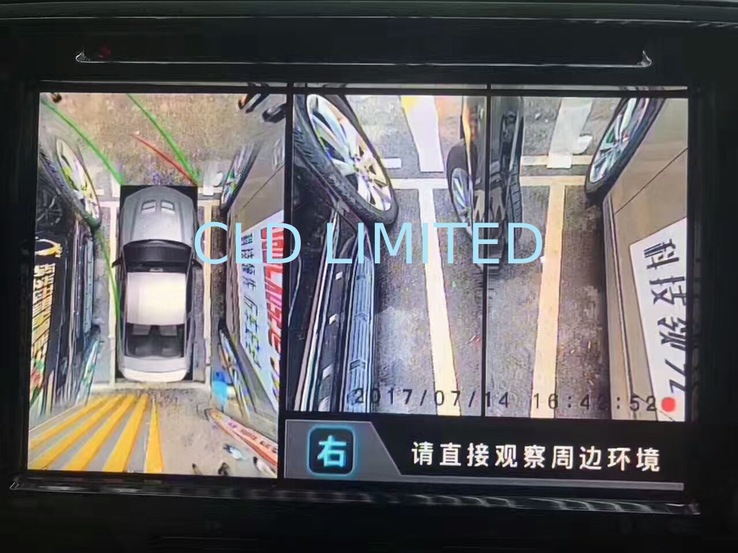 360 Around View Monitoring System for Cars, 3D Bird View Images, Super Wide View Angle