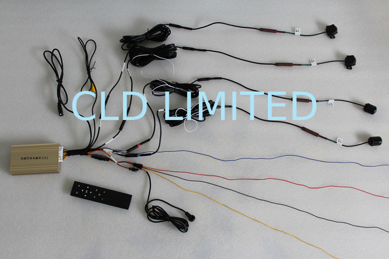 Full HD 3D 360 Bird View Parking System for Cars , hight resolution 1080 P, Seamless Splicing Images