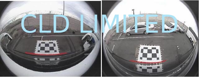 DC 24V HD 360 Bird View Bus Camera Systems , Seamless Splicing Image， Four-channel DVR
