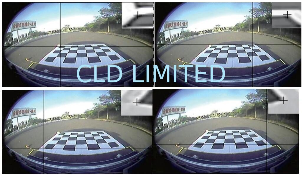 Four - channel DVR Real Time Recording Bird View Parking System , 360 Around View Monitoring System