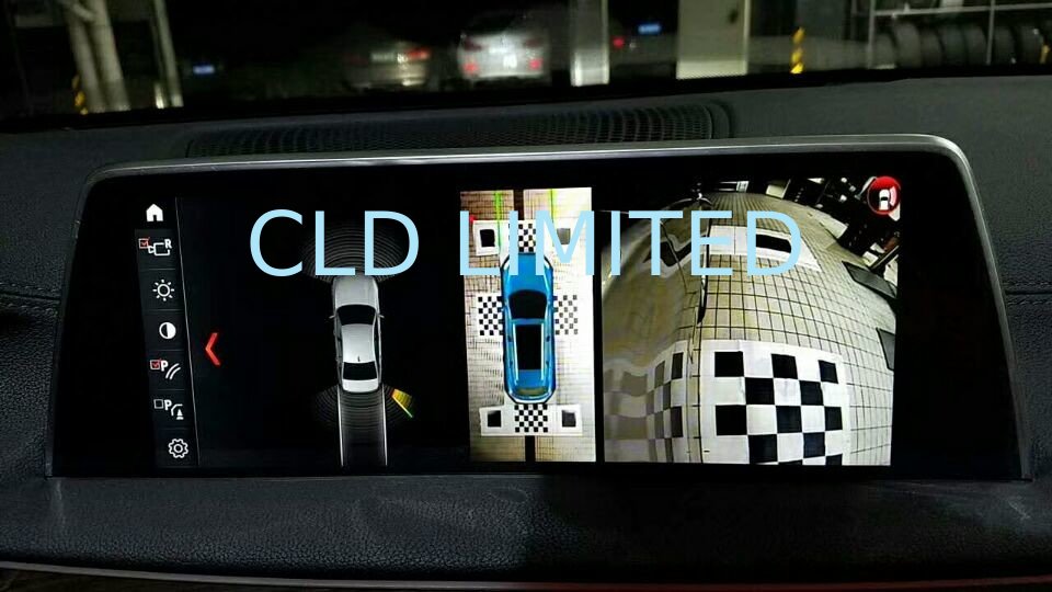 DC 12V Can Decoder Birds Eye View Camera System for Parking , HD Wide View Angle Cameras