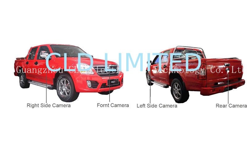 Full Visual 360 Degree Around View Lorry Cameras Parking System, Bird View System