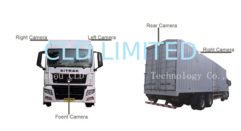 Universal model ,All Around Lorry Cameras Parking System , Safe for Trucks and Buses, Bird View System