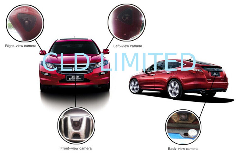 AVM Parking Guidance Car Rearview Camera System , hight difinition, universal model for every car  model
