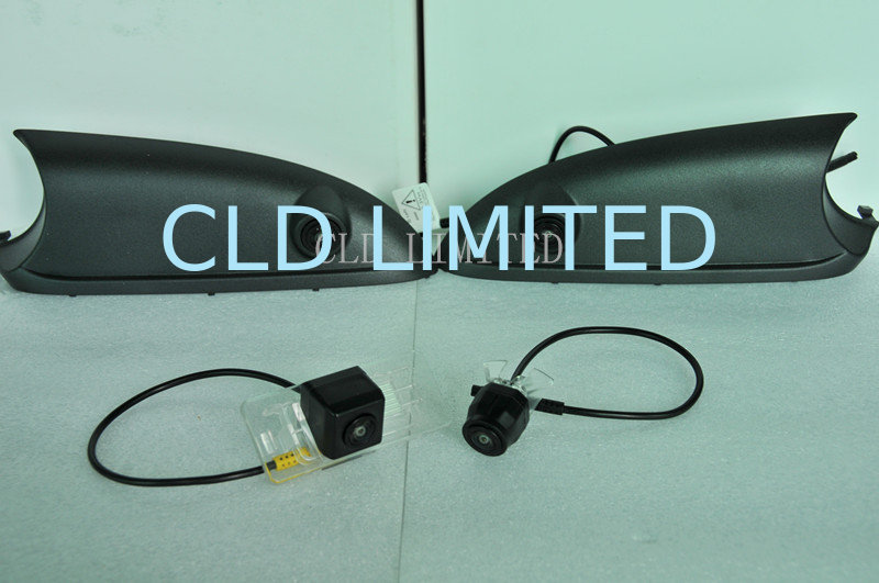 Monitoring 360 Degree Car Camera System , 4 Channel DVR For Audi Q3