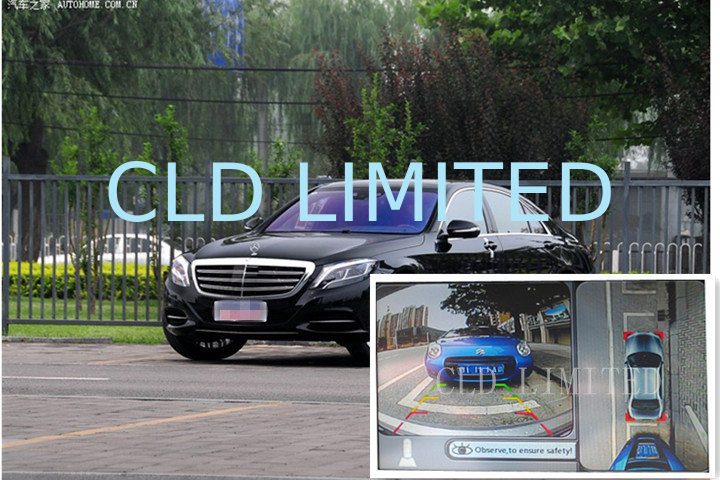 Bird View 360 Degree Car Camera System With Night Vision To the BenZ S600L