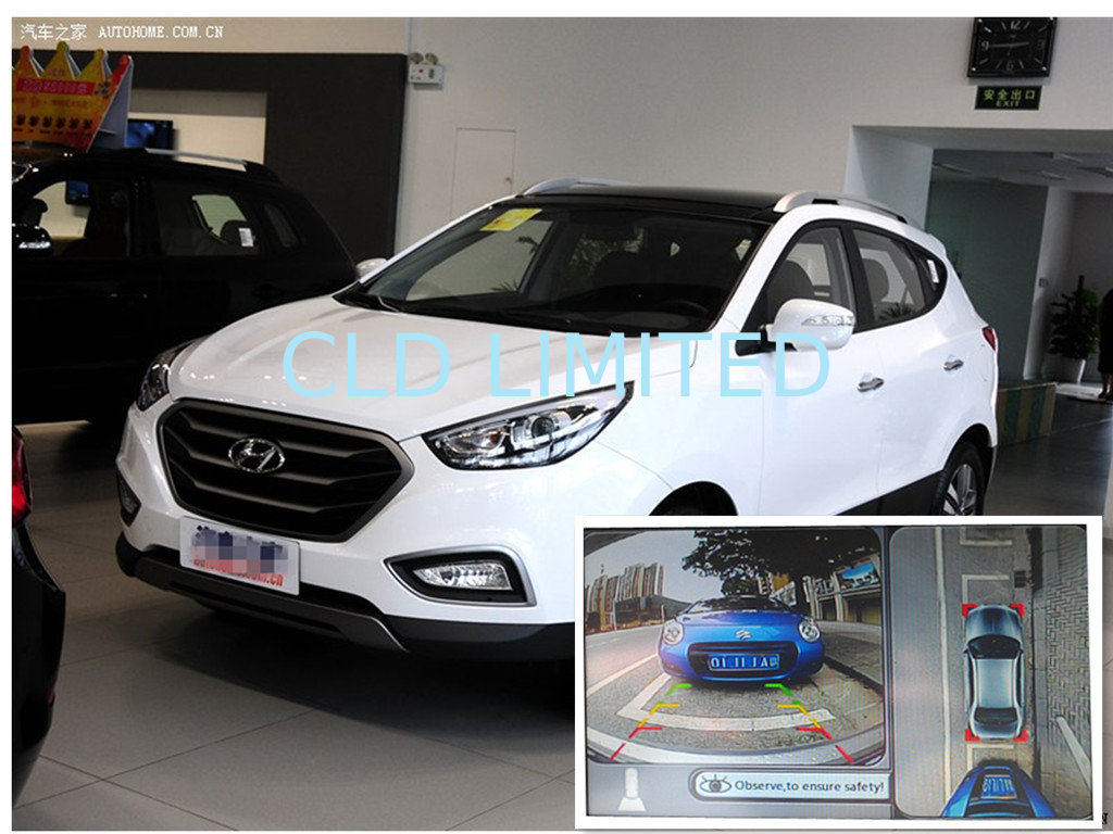 Bird View System, 360 Degree Car Reverse Camera Security Parking System For IX35,
