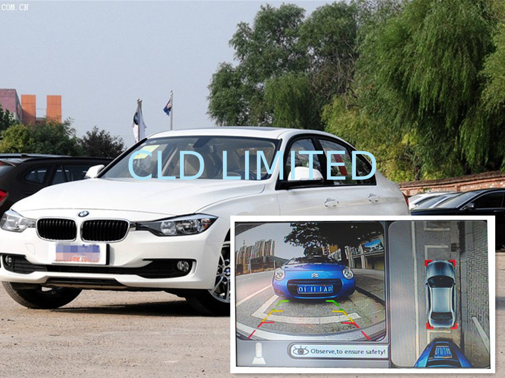 BMW 3 series 360 degrees around view Car Reverse Camera with four ways DVR recording, Bird View Parking System
