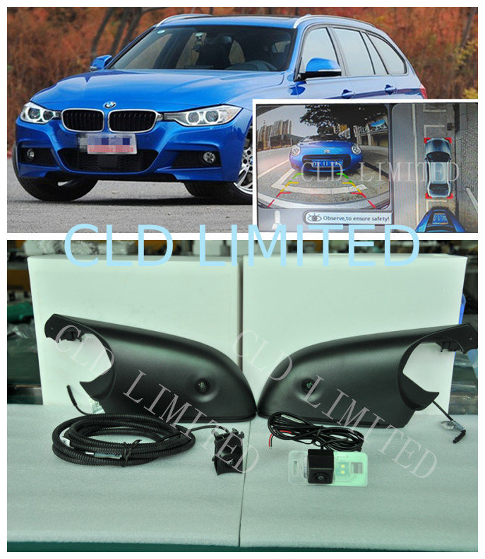 HD Camera 360 AVM-Night Vision Panoramic Car Backup Camera Systems For BMW X3, Bird View System