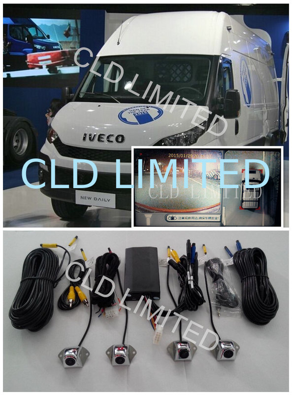360Car Reverse Camera bird view  System seamless with 4 channel HD DVR and  Bird Viw System