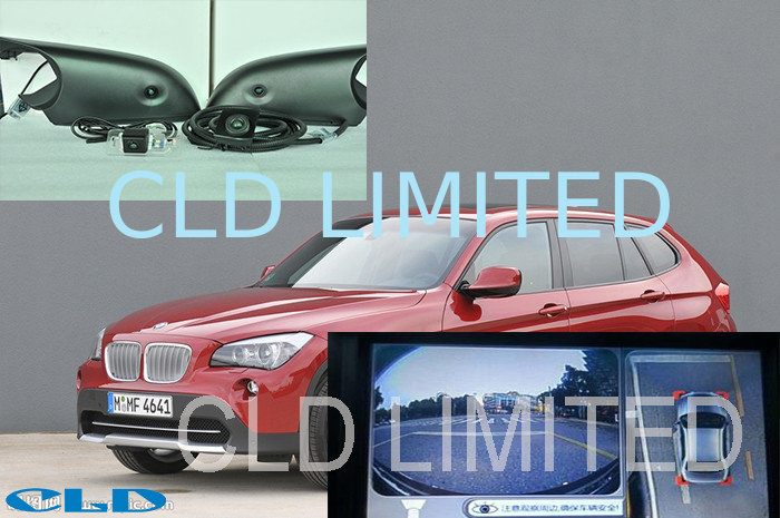 Waterproof IP67 High Definition 360 Degree Car Backup Camera System For BMW X1, Bird  View System