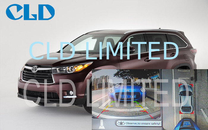 DVR Function HD Video Car Backup Camera Systems Waterproof For Toyota Highlander, Bird View System