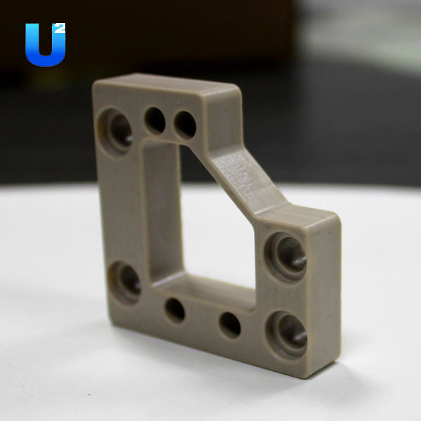OEM Peek Product Engineering Plastic Machined Parts 0.08mm Hole Dia.