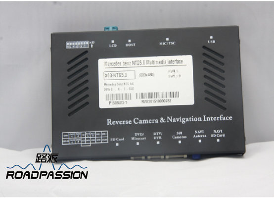 Car GPS Navigation Multimedia Interface With Two CVBS Input For Mercedes Benz