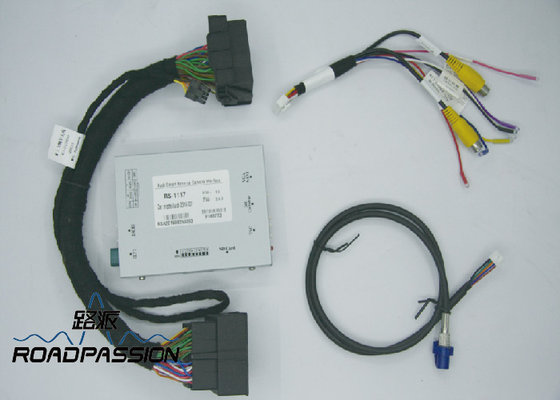 Car Audi A4 Multimedia Interface With Parking Sensor On Same Screen
