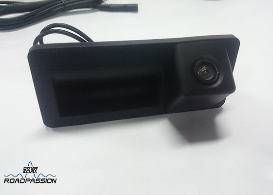 Black HD Car Backup Rearview Camera , Audi Rear View Cameras For Vehicles