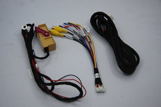 audi a4 parking retrofit with moving grid lines backup camera interface