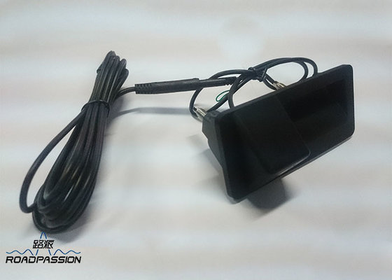 Black HD Car Backup Rearview Camera , Audi Rear View Cameras For Vehicles