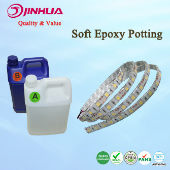 Flexible Yellow Resistance Clear Epoxy Resin Adhesive for Led Strip Potting