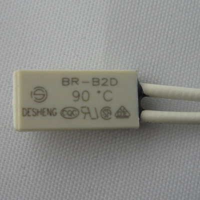 BR-B2D 145℃ AC Thermal Protector For Motor , Bimetal Temperature Thermostat