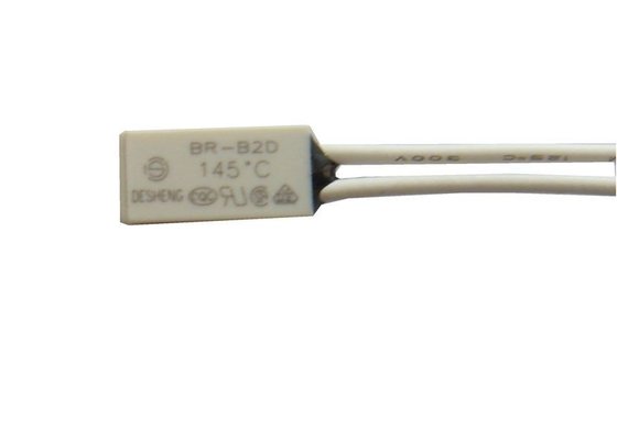 BR-B2D 145℃ AC Thermal Protector For Motor , Bimetal Temperature Thermostat