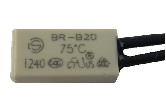 BR-B2D Thermal Protector used for automotive heating pad , Bimetallic Disc Thermostats