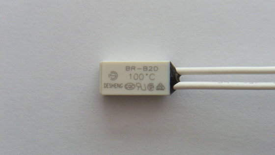 BR-B2D bimetal thermostat with lead wire UL3266 UL VDE CE KC CQC approved