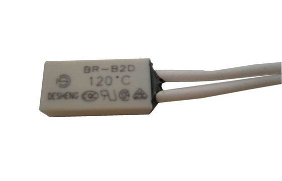 BR-B2D bimetal thermostat with lead wire UL3266 UL VDE CE KC CQC approved