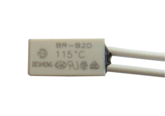 Small Motor AC Thermal Protector BR-B2D , Bimetal Thermal Cutout 250V / 5A