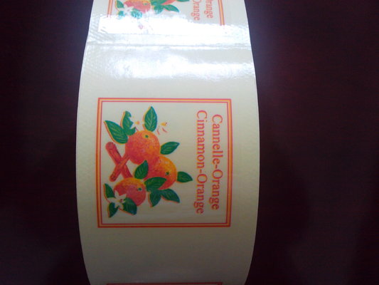 Waterproof Transparent Cosmetic Bottle Labels Rolls , Costomized Stickers With Four Colours