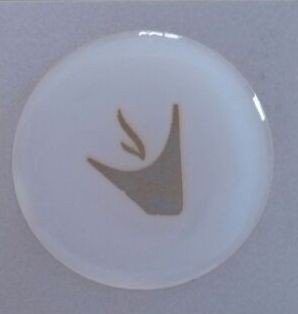 Epoxy Finish Concave Cosmetic Bottle Labels / Epoxy Bottle Labels