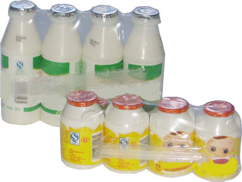 PVC Transparent / Printed Shrink Film , Shrink Bundling Film For Bottles Binding
