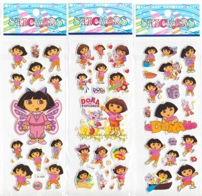 Cartoon foam 0.08–0.3mm PVC / EVA custom puffy stickers can made flower / food shape