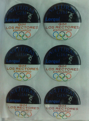 Printed 3D Transparent Stickers For Keychains / Earphones With 2mm Thickness