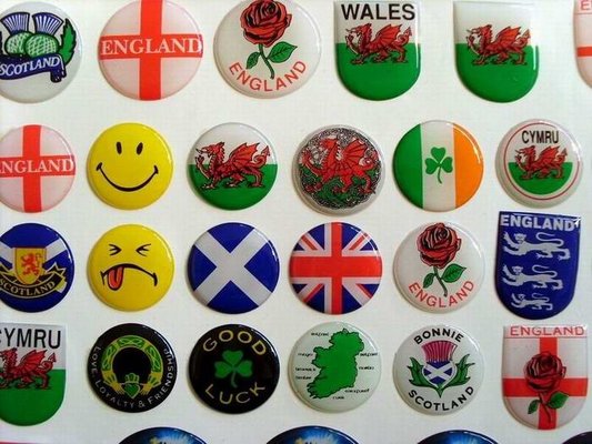 Round Epoxy Resin Self Adhesive Stickers / Custom Epoxy Stickers For Kid's Toys