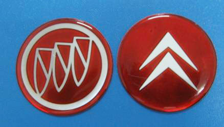 Reflective Resin Epoxy Dome Stickers For Cars Decoration