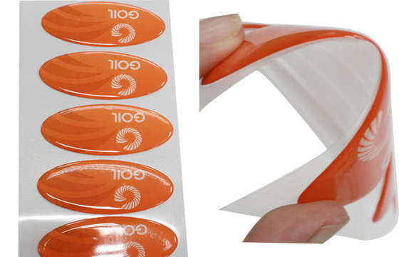 Eco Friendly Non Yellowing Pu Epoxy Resin Dome Stickers With 3m Adhesive