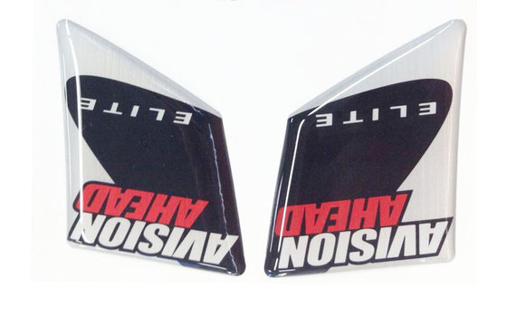 Mask helmet PU Epoxy Dome Stickers cratch resistant with strong adhesive