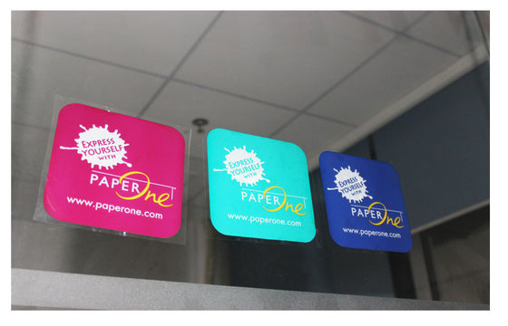 Electrostatic cling Vinyl Car Sticker decal for auto window
