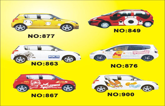Full color printing car body sticker waterproof for decoration
