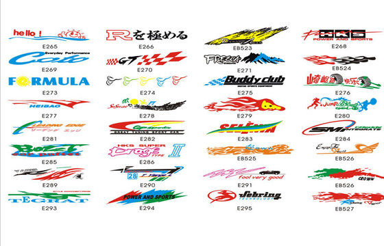Full color printing car body sticker waterproof for decoration