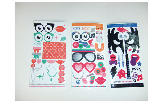 Non-toxic Paper Cartoon Sticker / car decal stickers for Children