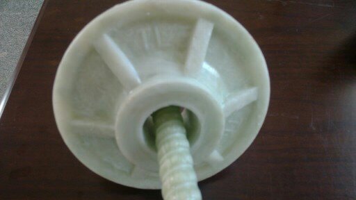 Thread Solid Epoxy Resin FRP Rock Bolt Non - corrosive with Tray / Nut