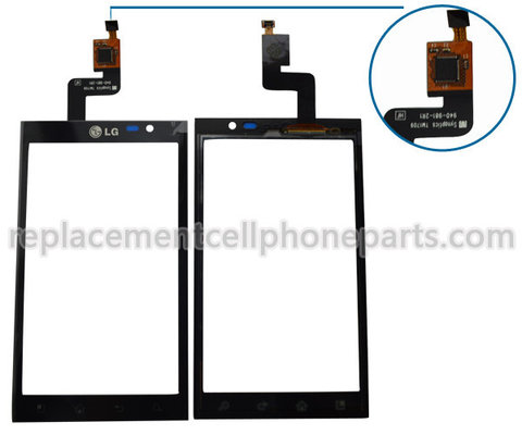 Replacement  For LG Optimus 3D P920  touch screen digitizer glass replacement Black