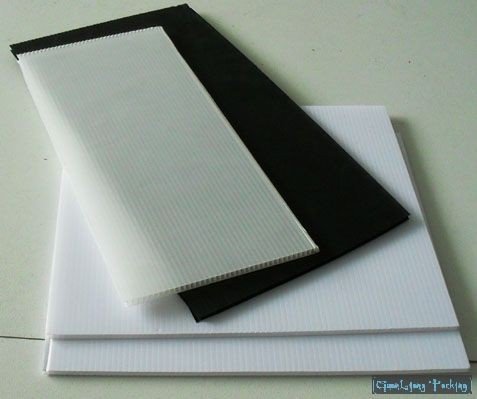 Colorful Indoor / Outdoor Twin Wall Corrugated Plastic Danpla Sheets