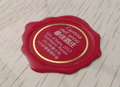 Partial Epoxy Resin Stickers for Wine, Perfume bottles